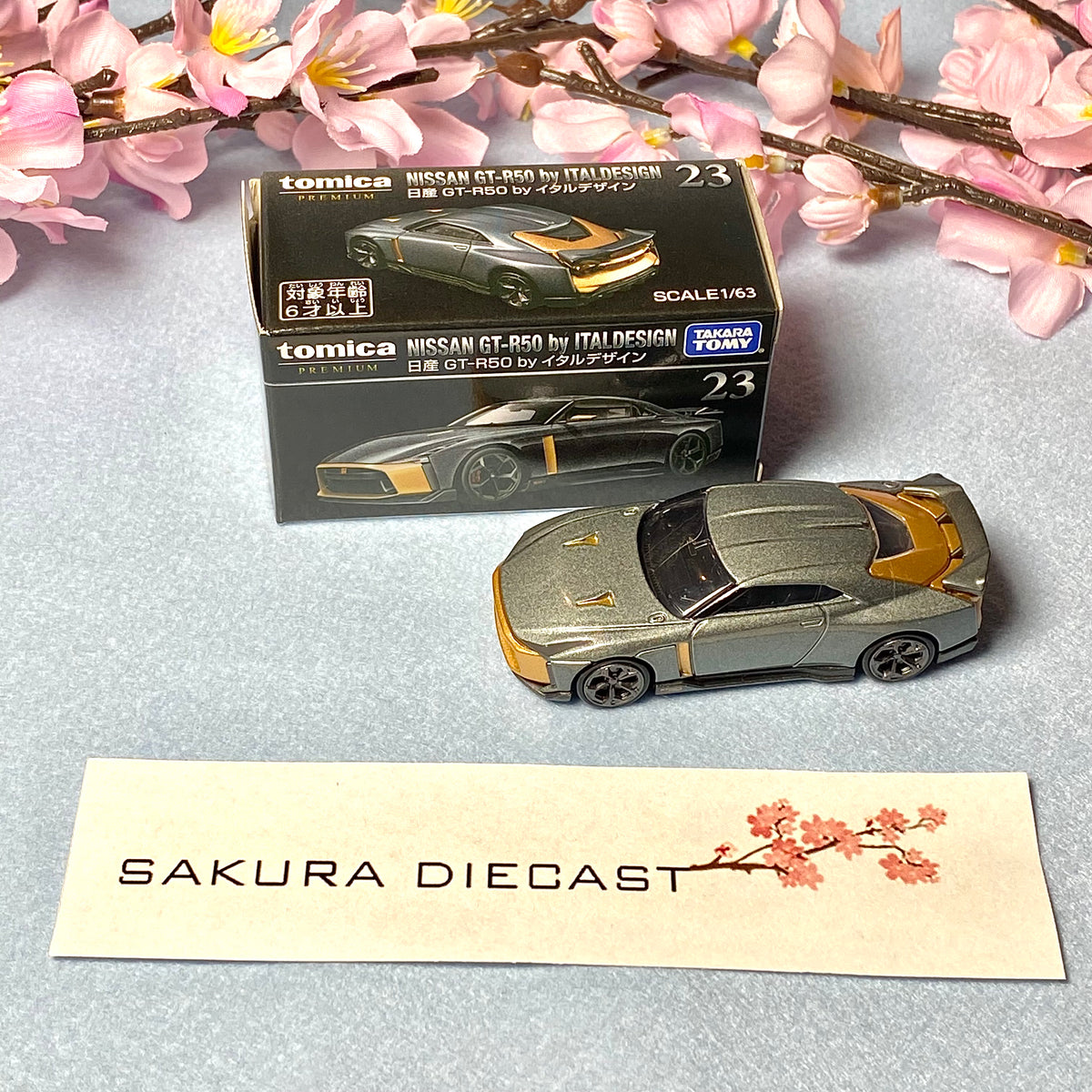 1/64 Tomica Premium Nissan GT-R50 By Italdesign – Sakura Diecast