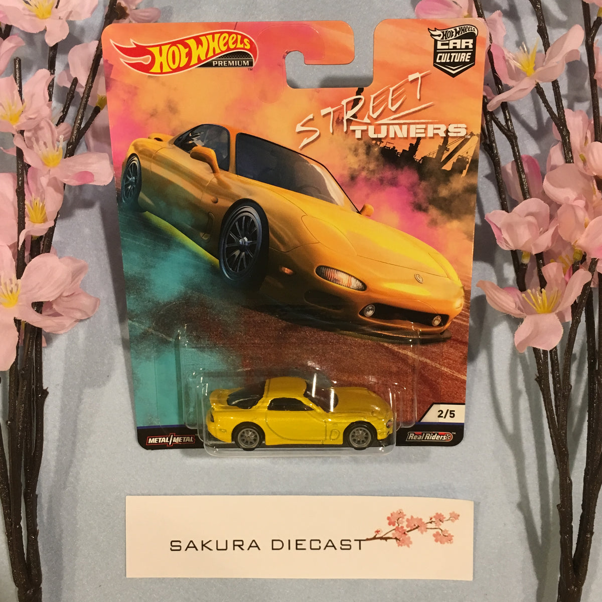 1/64 Hot Wheels Car Culture Street Tuners - ‘95 Mazda RX-7 FD – Sakura ...