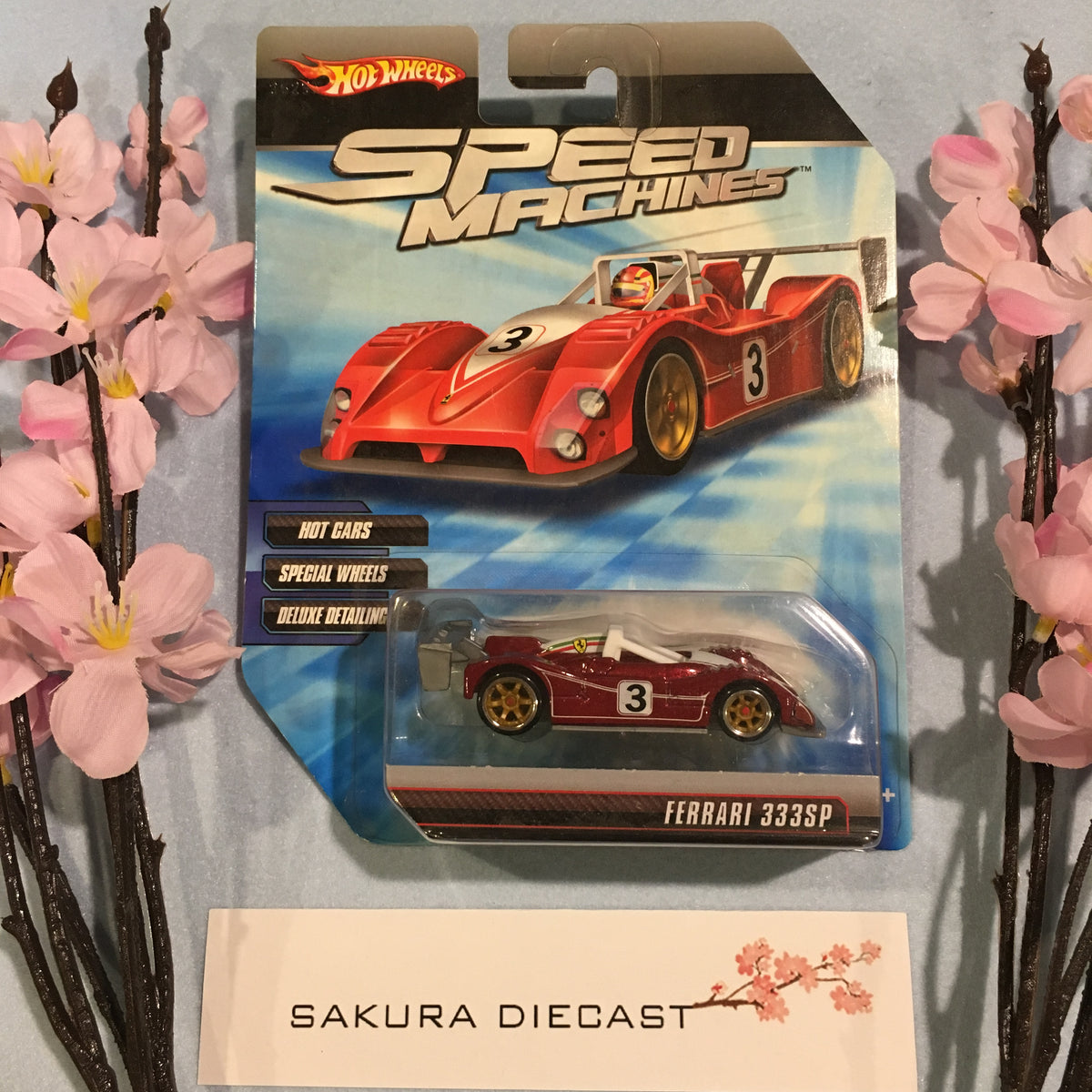 1/64 Hot Wheels Speed Machines - Ferrari 333SP (red) – Sakura Diecast
