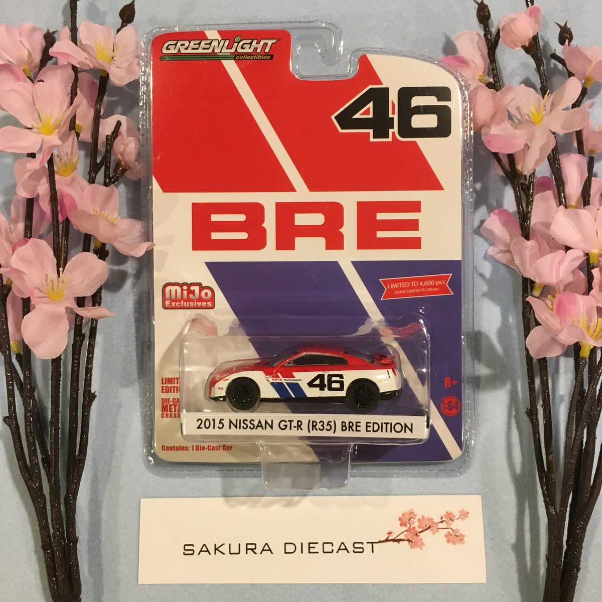 1/64 Greenlight Nissan GT-R R35 (BRE) – Sakura Diecast