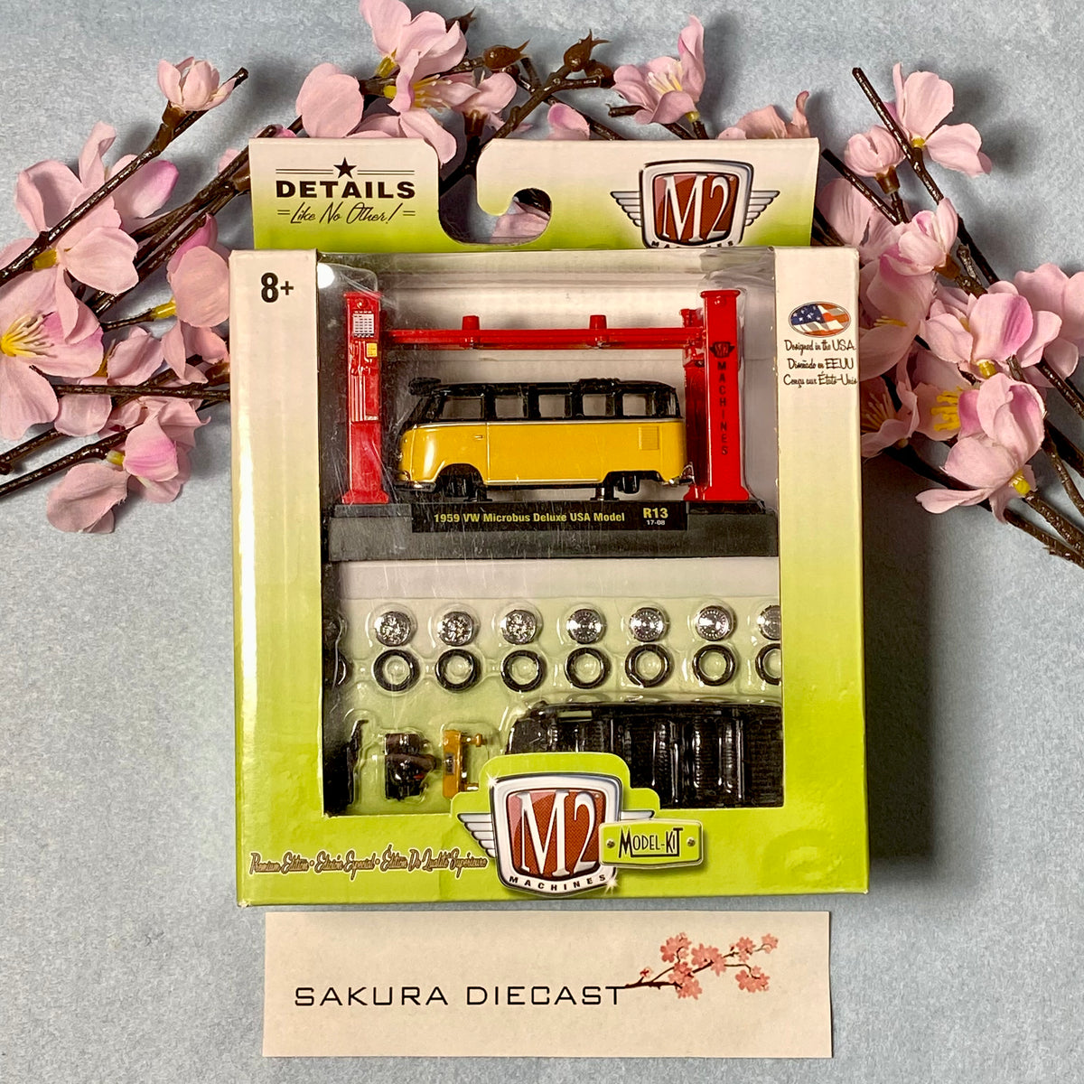1/64 M2 Machines 1959 VW Microbus Deluxe USA Model model kit – Sakura ...