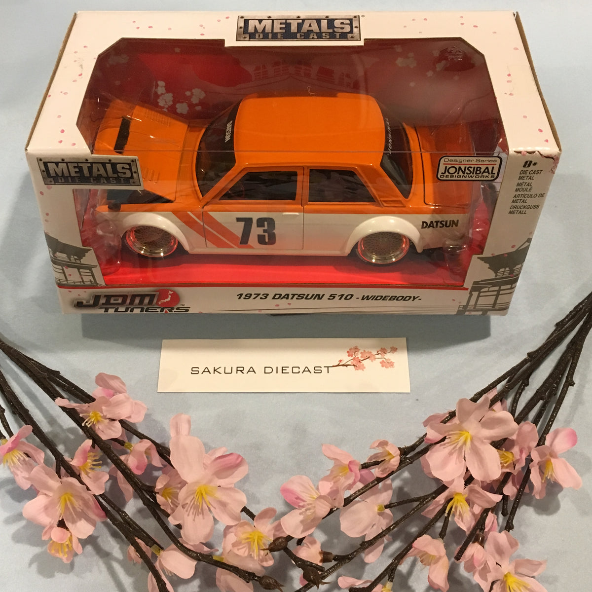 1/24 Jada JDM Tuners Datsun 510 Bluebird (orange) – Sakura Diecast