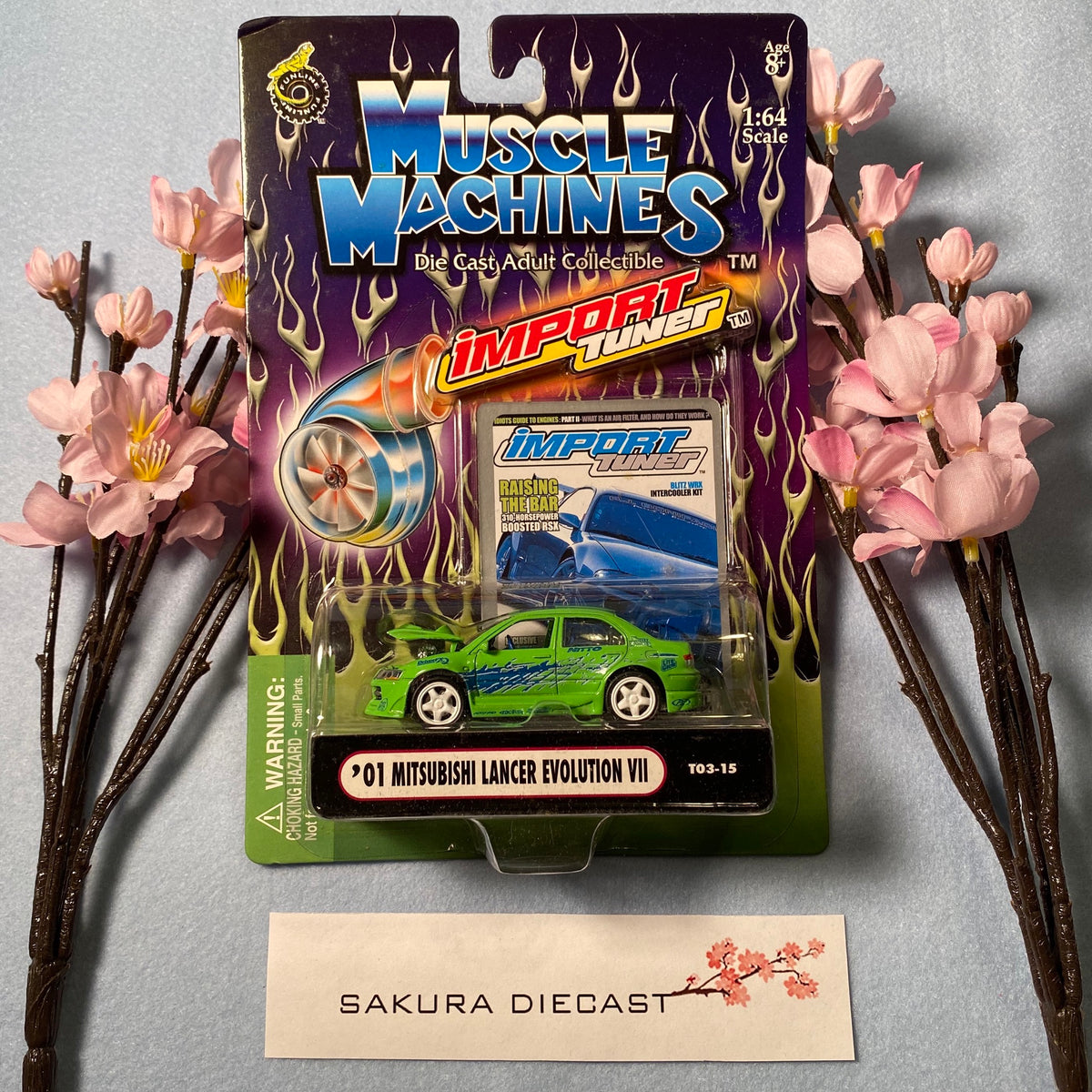 1/55 Muscle Machines Import Tuner Mitsubishi Lancer Evolution EVO VII ...