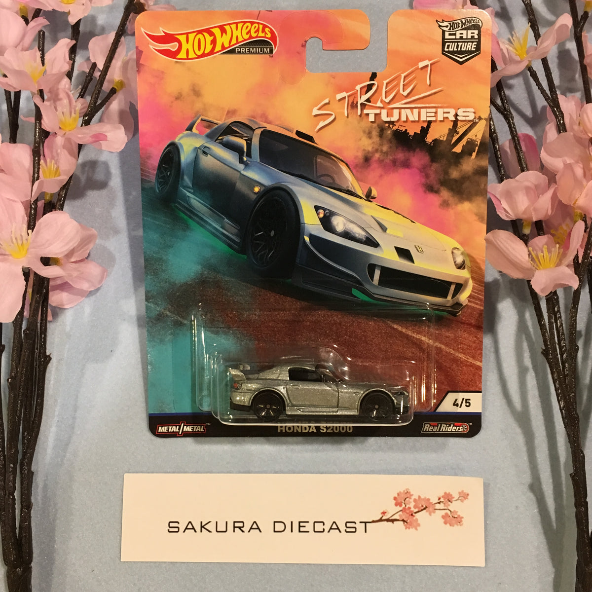 1/64 Hot Wheels Car Culture Street Tuners - Honda S2000 – Sakura Diecast