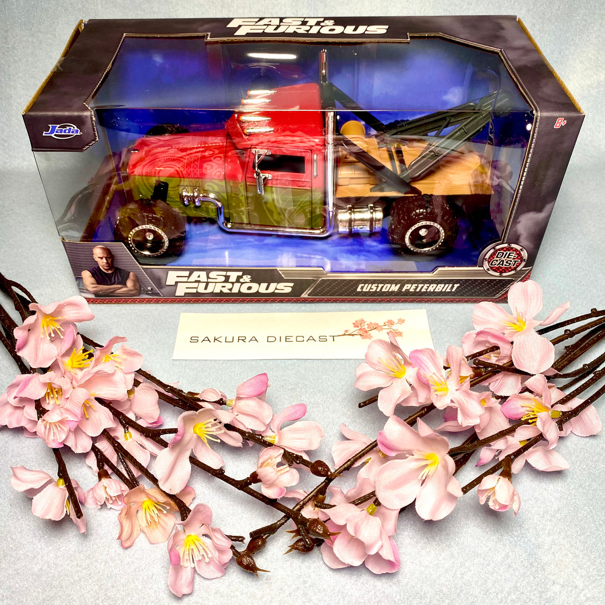 1/24 Jada Fast & Furious Custom Peterbilt (Hobbs & Shaw) – Sakura Diecast
