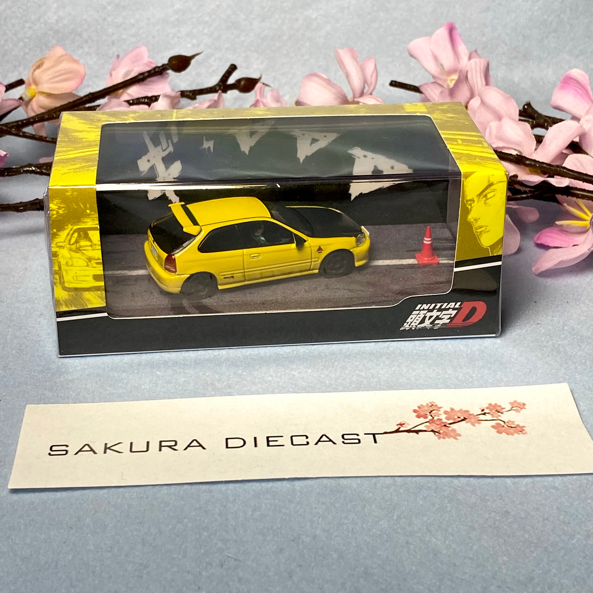 1/64 HobbyJapan Honda Civic EK9 Toudou School Tomoyuki Tachi Initial D ...